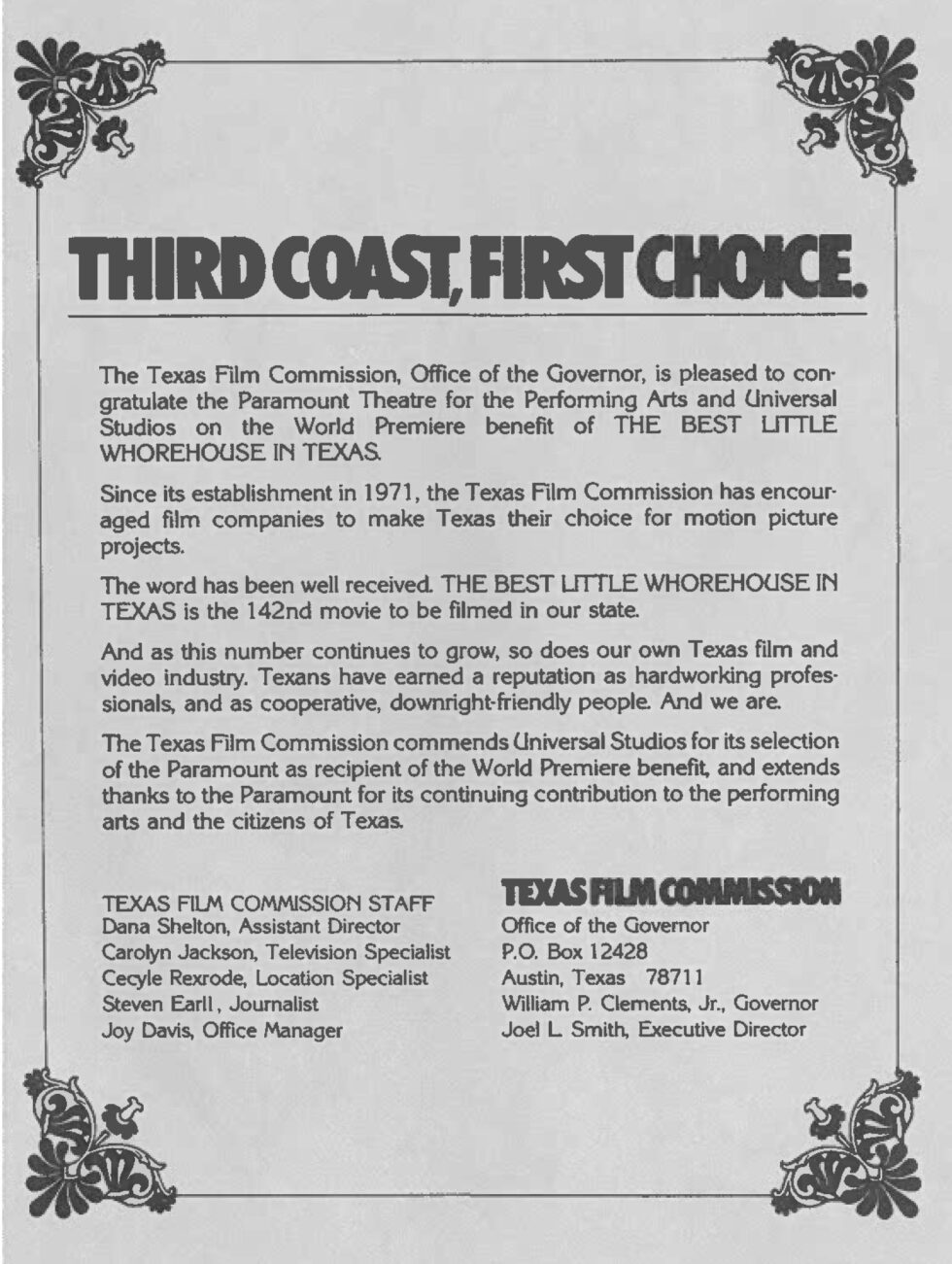The Evolution of Texas Film, by Decade