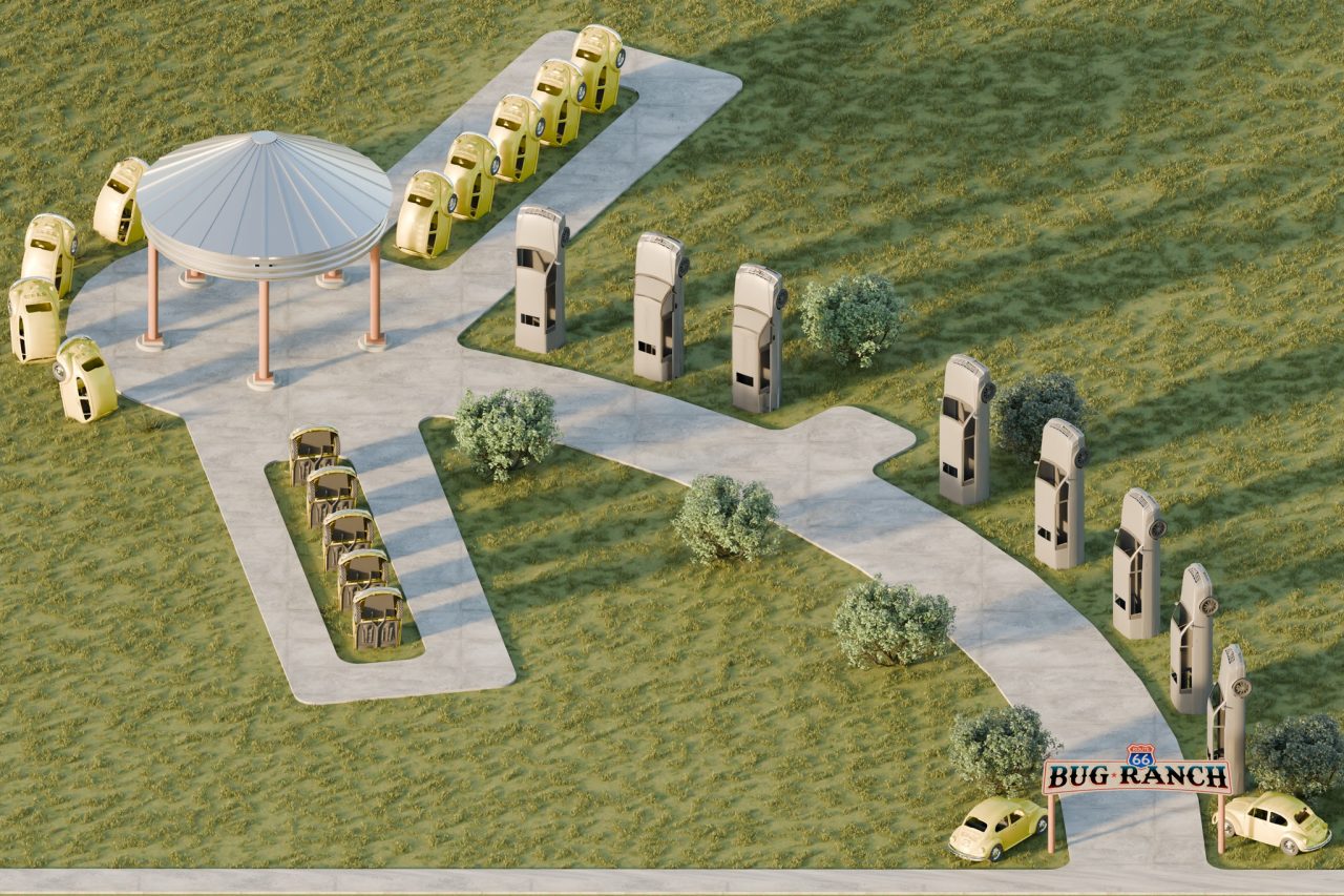 Roadside Oddity: Slug Bug Ranch in Amarillo