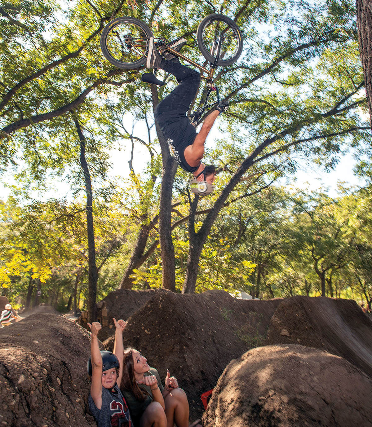 BMX Bikers Flip Out at Austin’s 9th Street